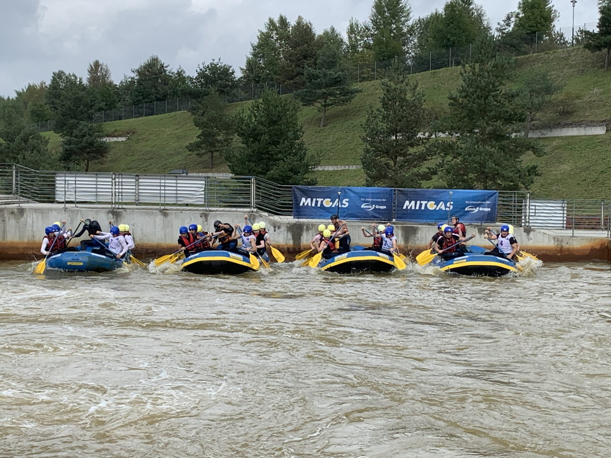 Rafting Finale – Frösche im Wasser – Oberschule Markkleeberg